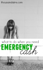 What To Do When You Need Emergency Cash - Thousandaire